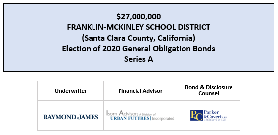 SUPPLEMENT TO OFFICIAL STATEMENT Dated: July 15, 2020 | $27,000,000 ...